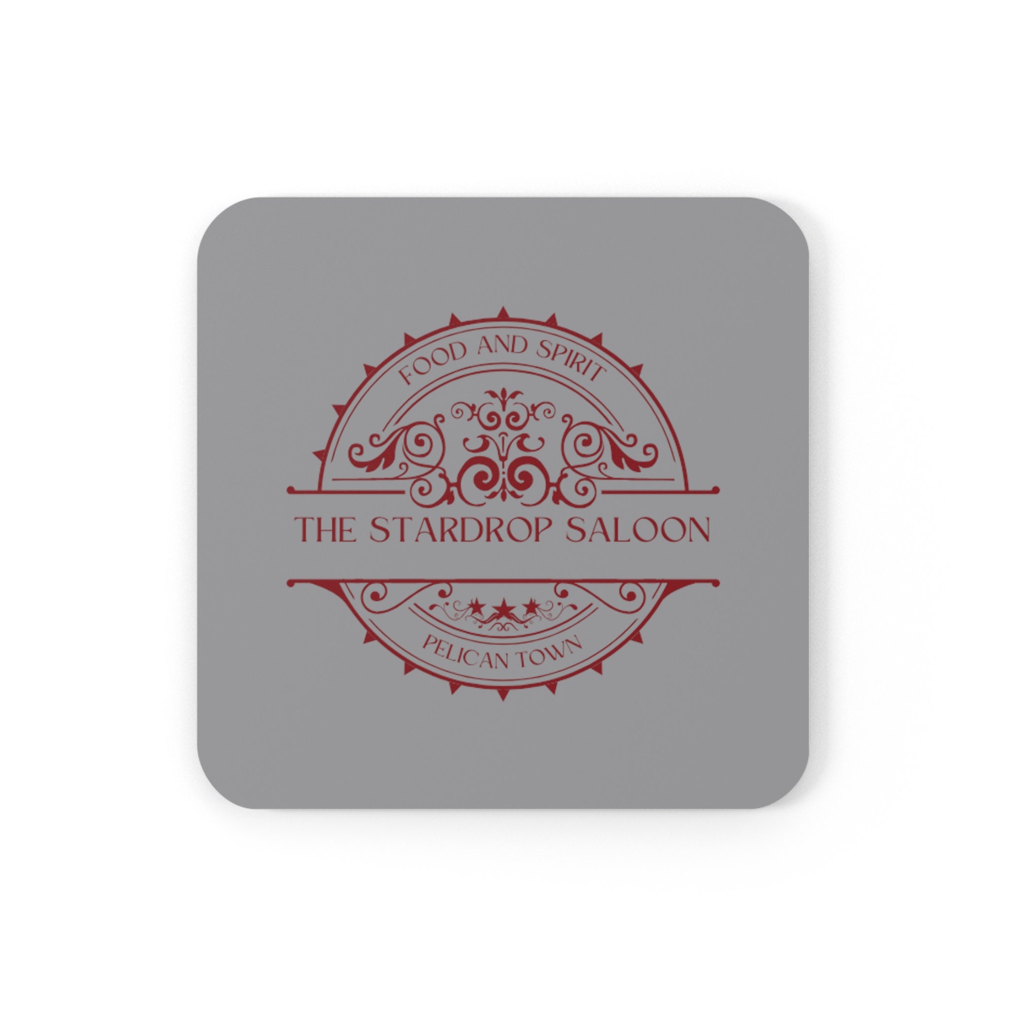 Stardew Valley Stardrop Saloon Cork Back Coaster - Etsy