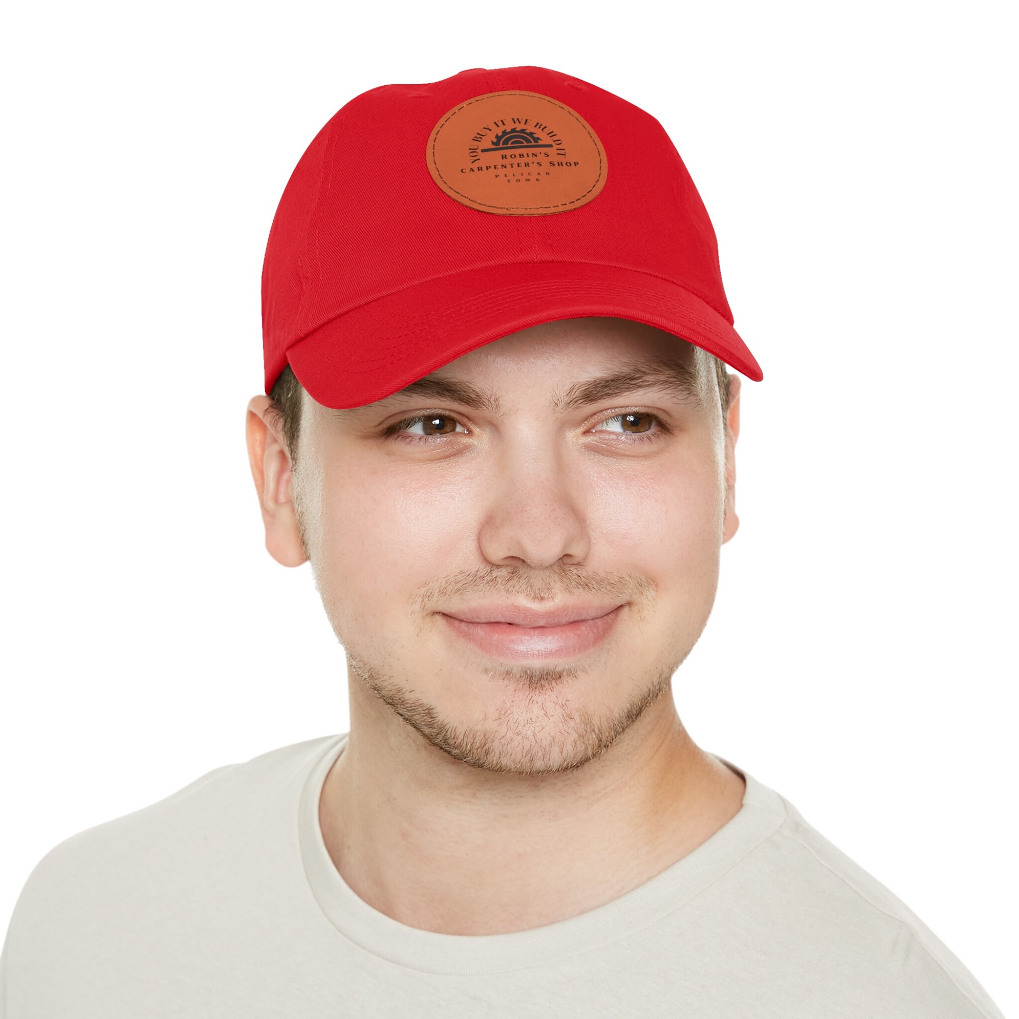 Stardew Valley Robin's Carpenter's Shop Hat With Leather Patch - Etsy