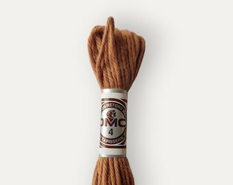 DMC 2171 Dark Brown Soft Cotton Yarn, Retors Matte Needlepoint Tapestry ...