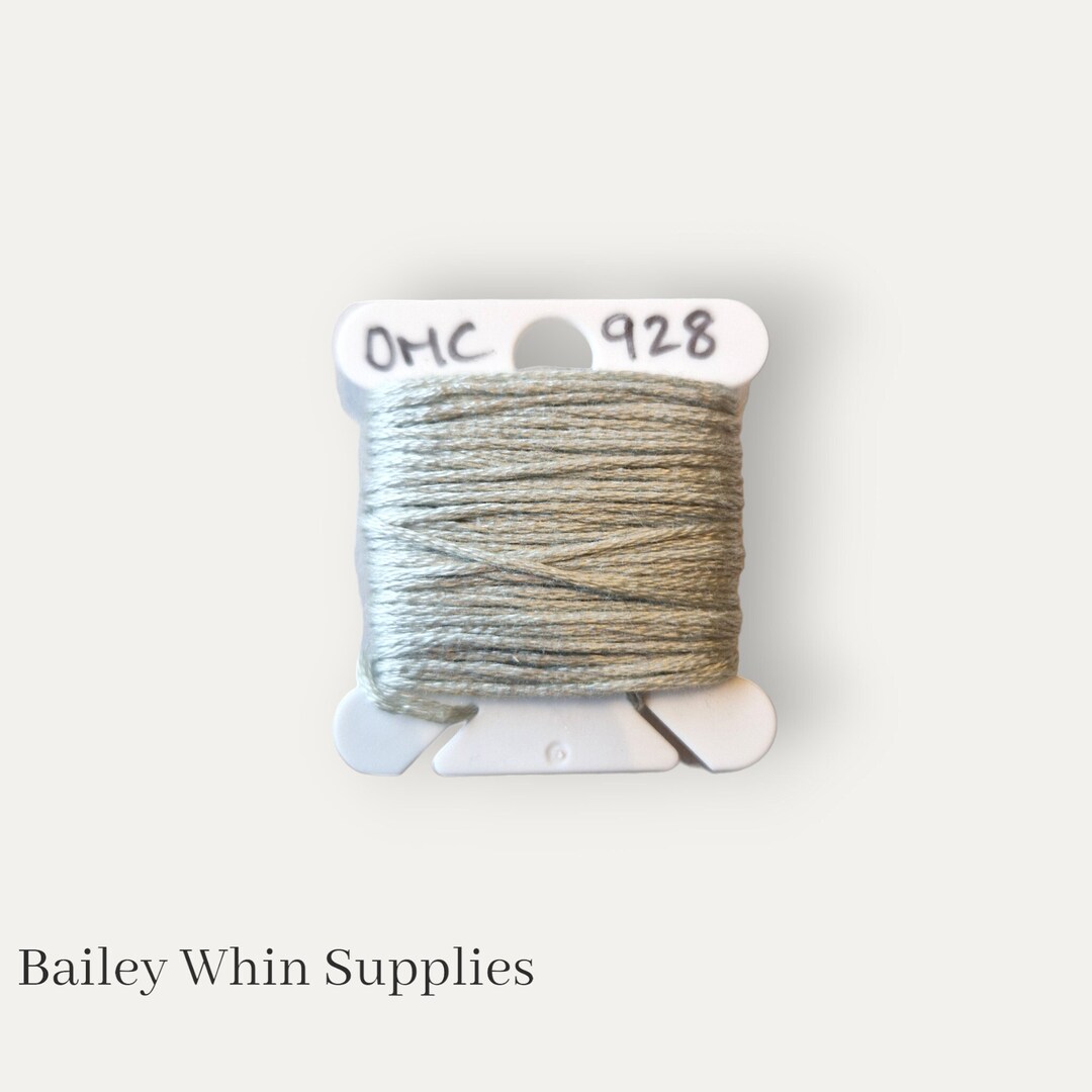 DMC 928 Pale Grey Stranded Cotton Thread for Hand Embroidery or Cross Stitch - Etsy UK