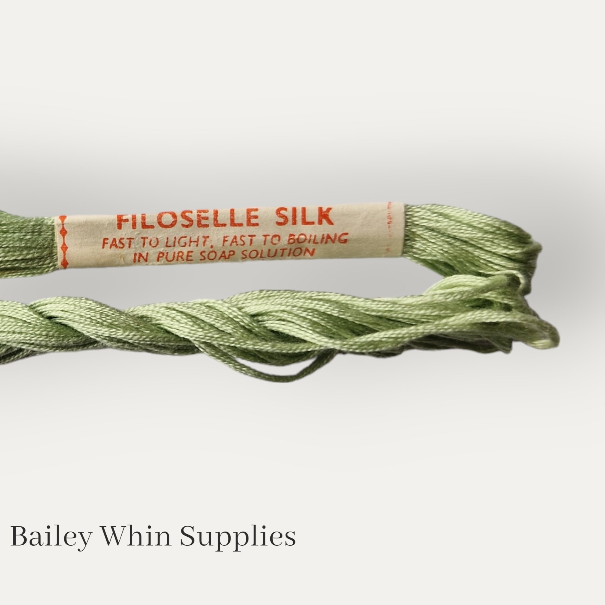 Vintage Light Green Embroidery Silk (194), Pearsall's Filoselle Silk ...