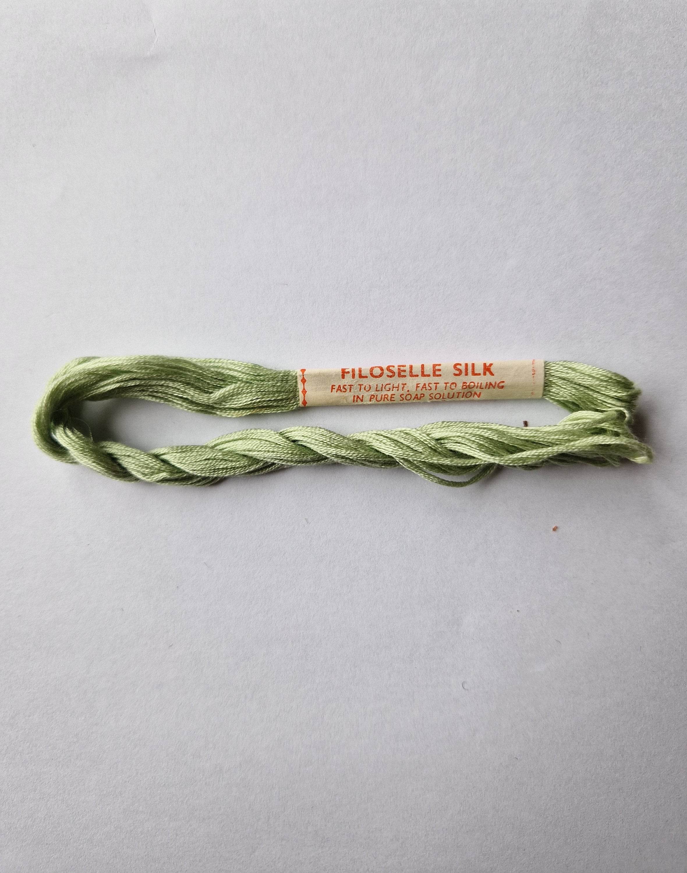 Vintage Light Green Embroidery Silk (194), Pearsall's Filoselle Silk ...