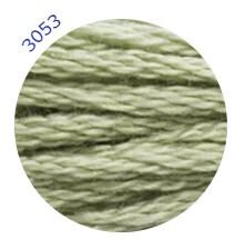 DMC 3053 Green Stranded Cotton Thread for Hand Embroidery or Cross Stitch - Etsy UK