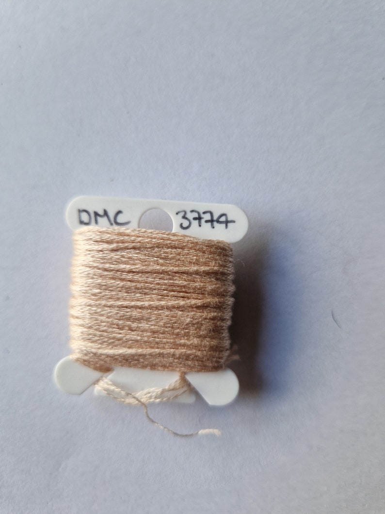 DMC 3774 Cream Stranded Cotton Thread for Hand Embroidery or Cross ...
