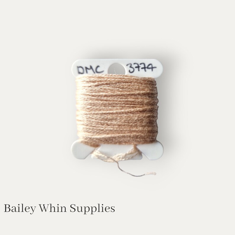 DMC 3774 Cream Stranded Cotton Thread for Hand Embroidery or Cross ...