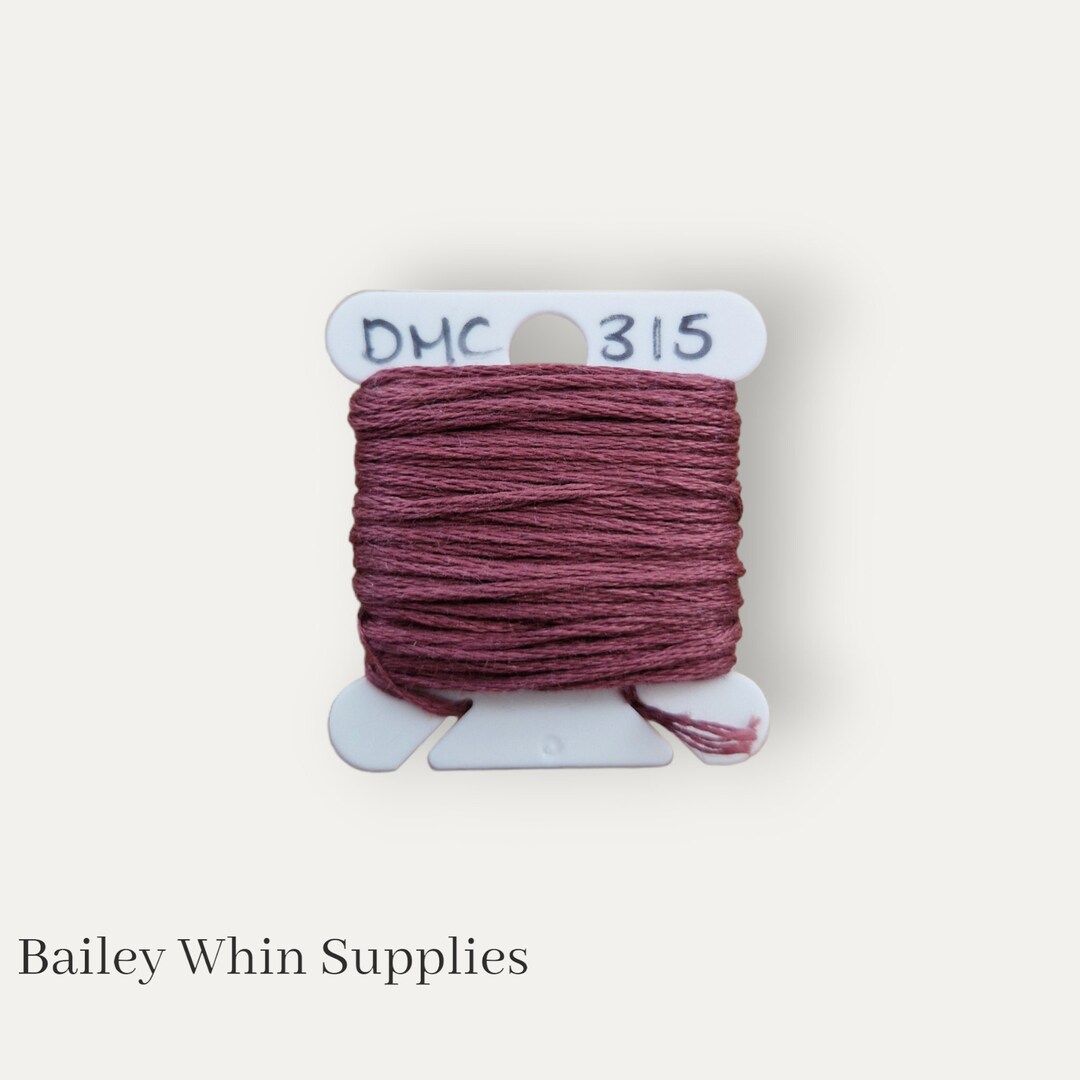 DMC 315 Dark Purple Stranded Cotton Thread for Hand Embroidery or Cross ...