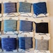 Blue Embroidery Thread Bundle, Fibre Art Bundle, Cross Stitch or ...