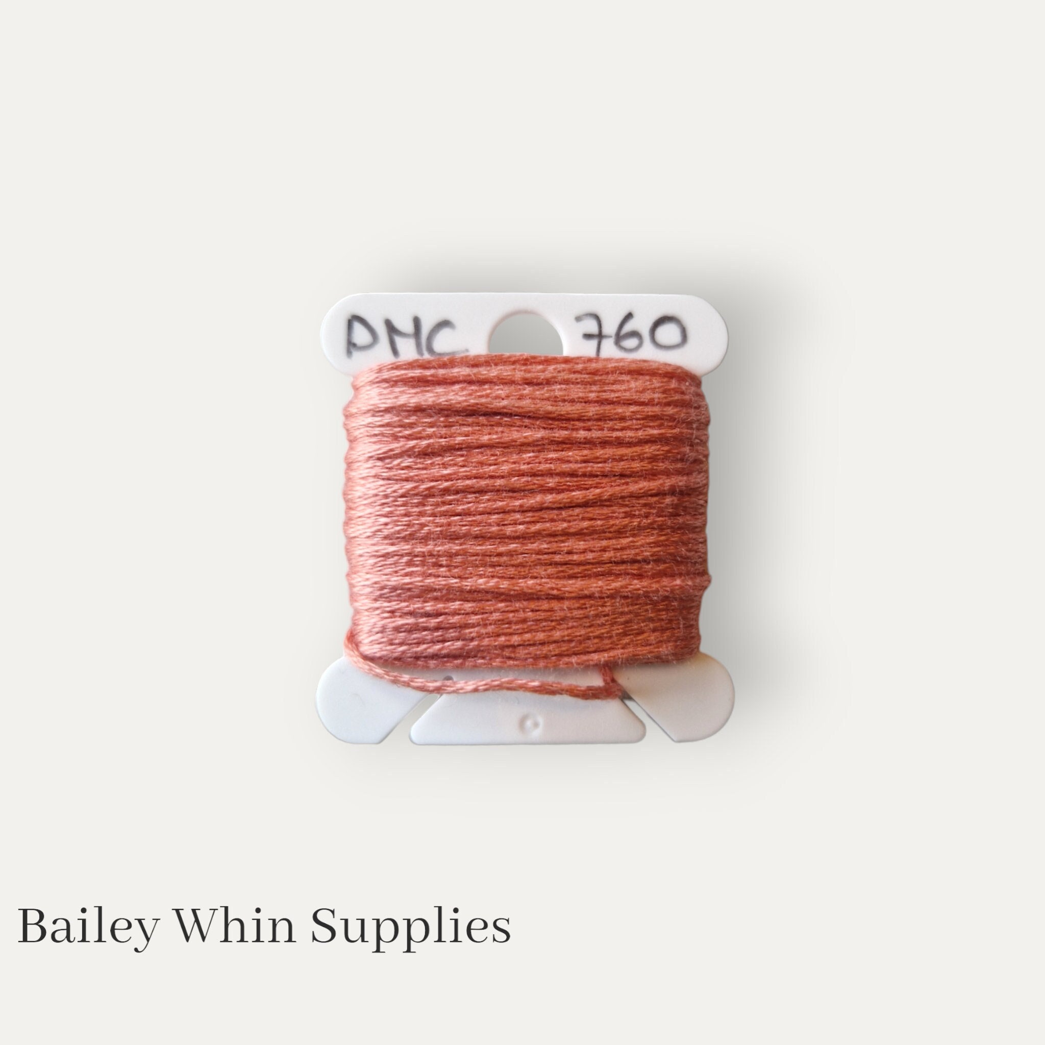 DMC 760 Salmon Pink Stranded Cotton Thread for Hand Embroidery or Cross ...