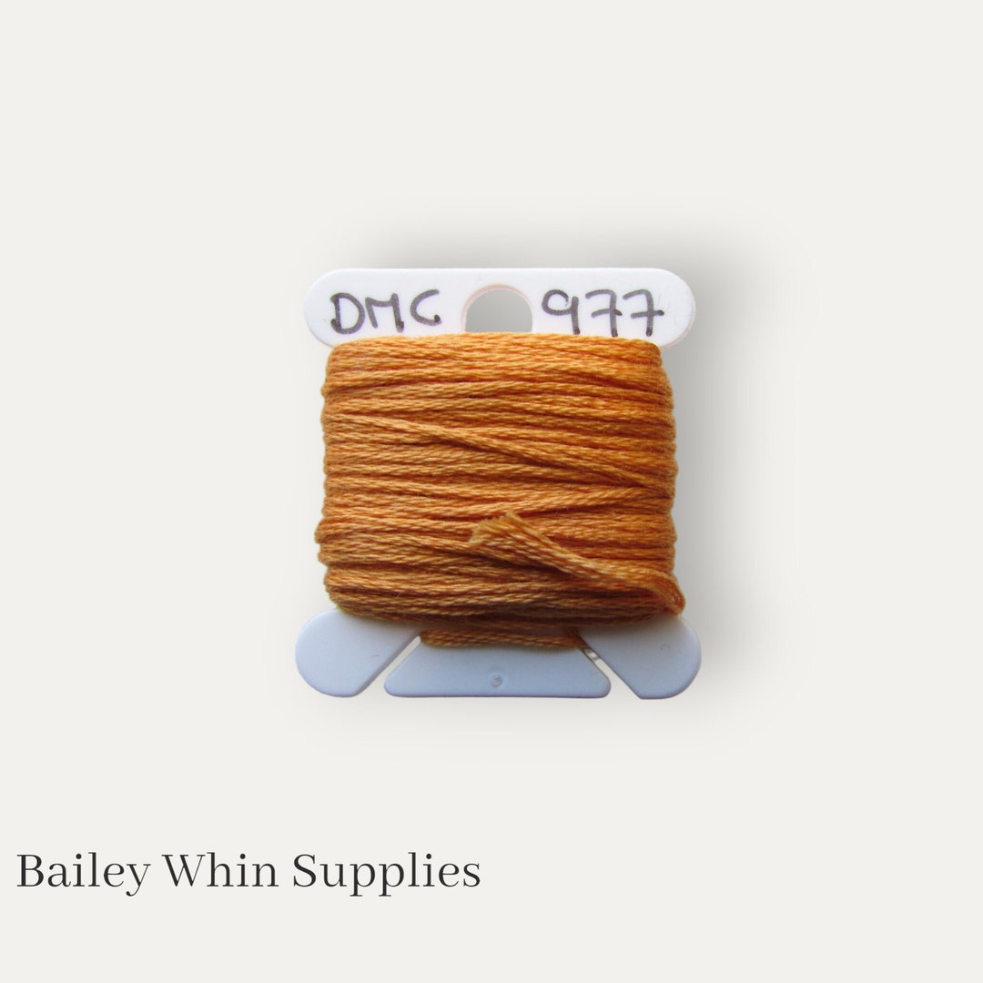 DMC 977 Golden Brown Stranded Cotton Thread for Hand Embroidery or ...