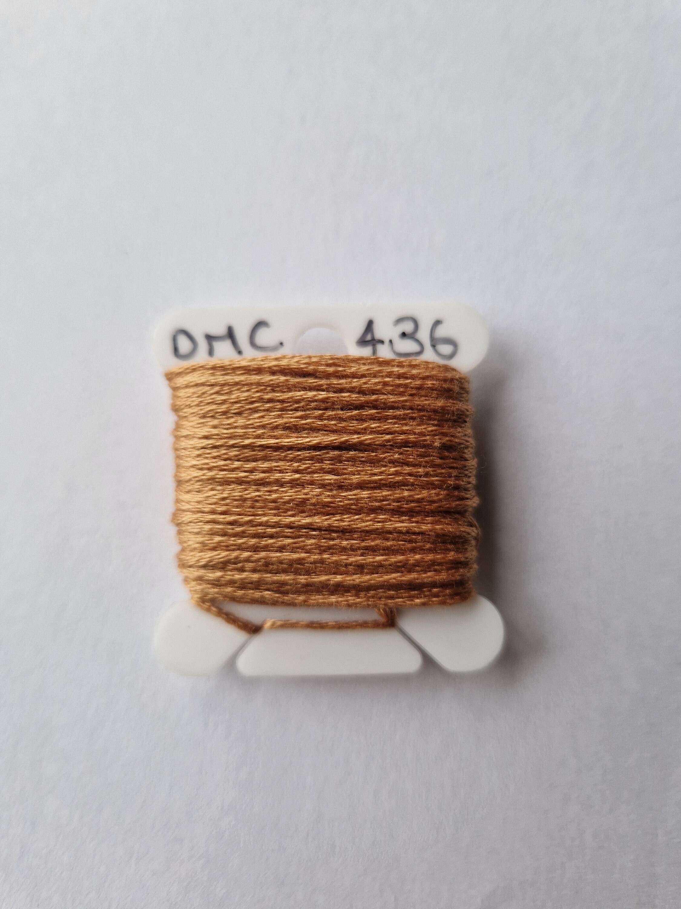 DMC 436 Brown Stranded Cotton Thread for Hand Embroidery or Cross ...
