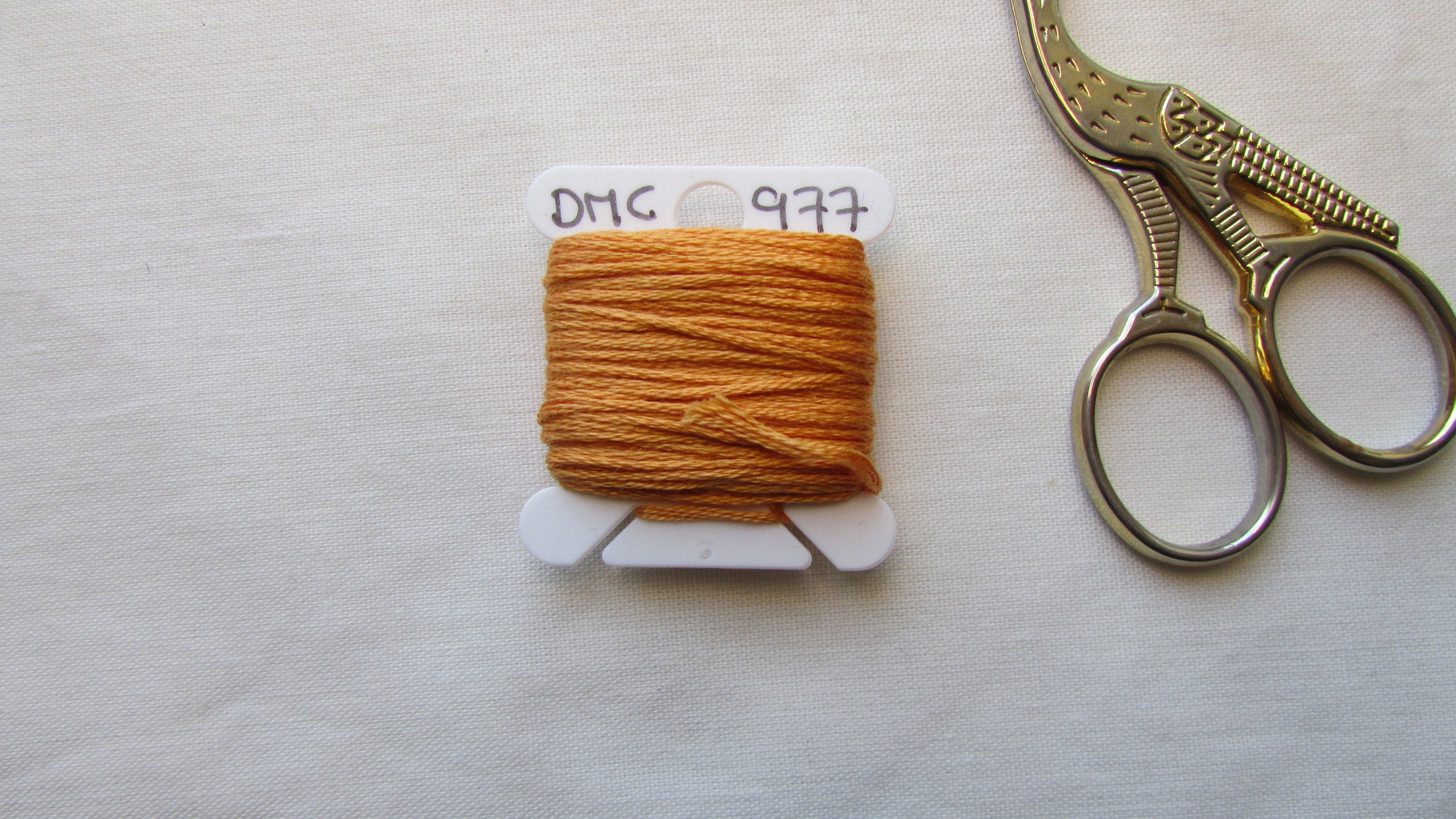 DMC 977 Golden Brown Stranded Cotton Thread for Hand Embroidery or ...