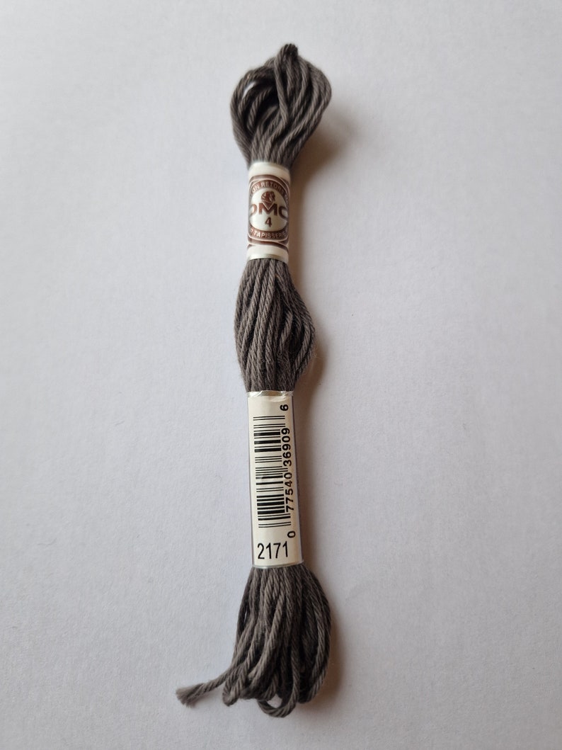 DMC 2171 Dark Brown Soft Cotton Yarn, Retors Matte Needlepoint Tapestry ...