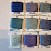 Blue Embroidery Thread Bundle, Fibre Art Bundle, Cross Stitch or ...