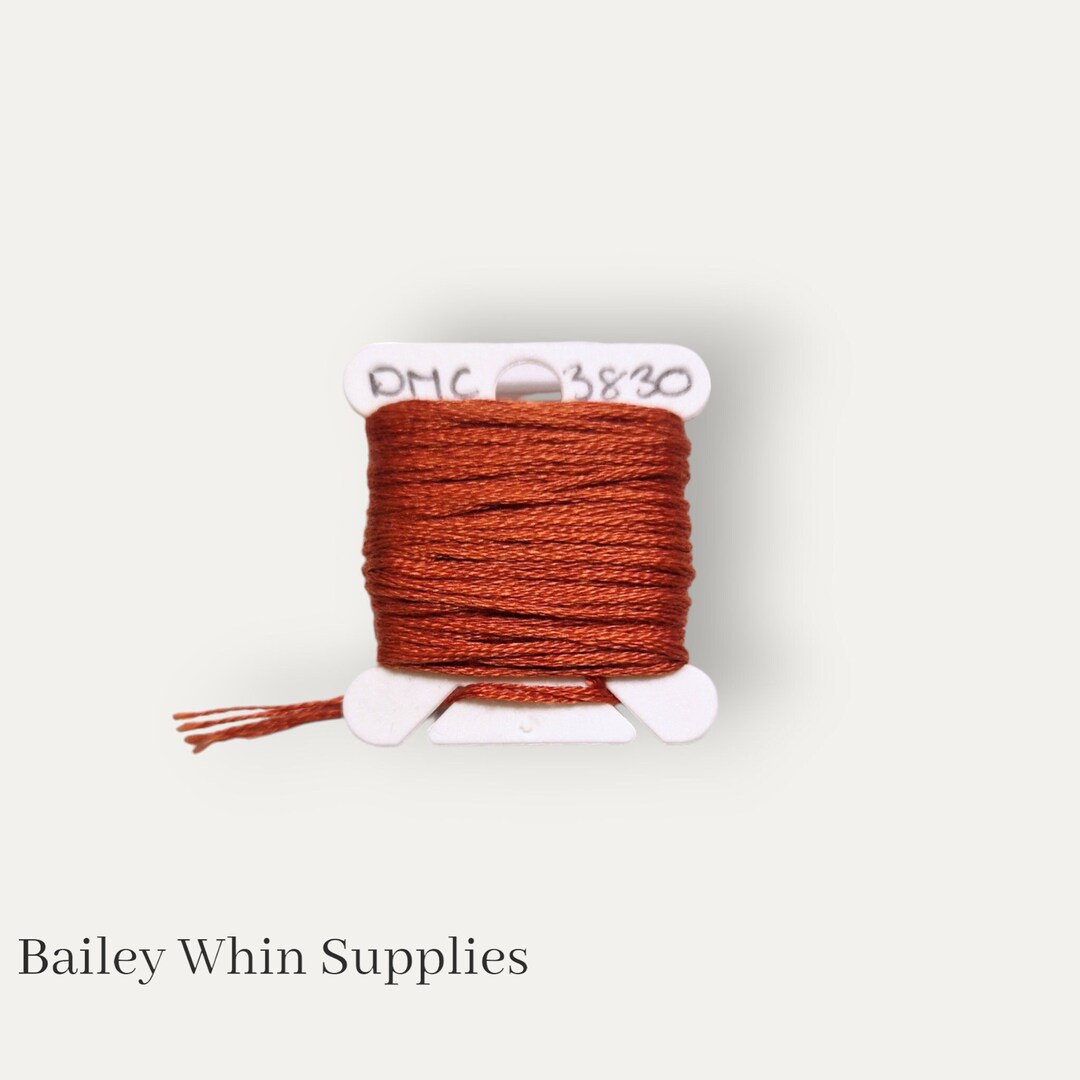 DMC 3830 Brown Stranded Cotton Thread for Hand Embroidery or Cross ...