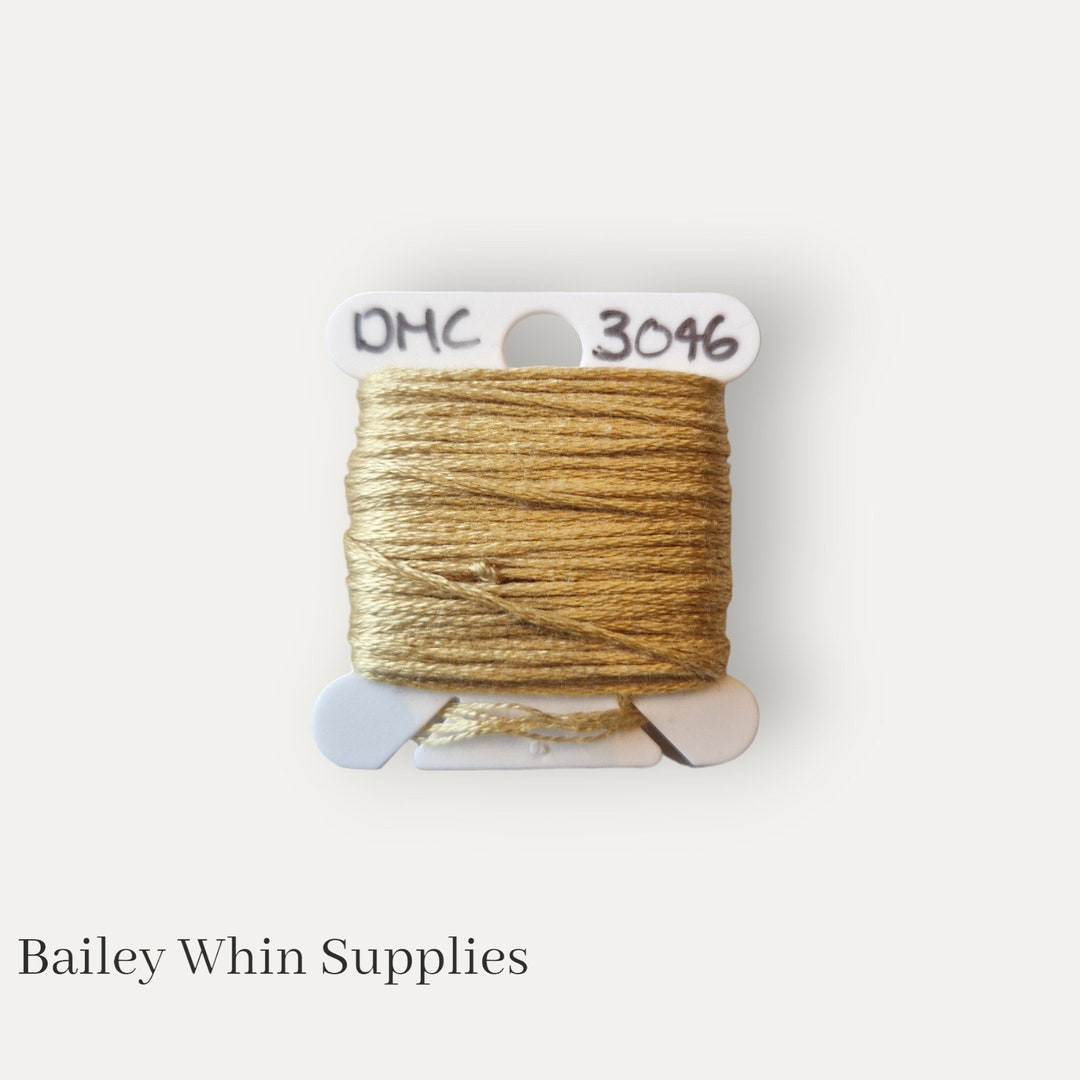 DMC 3046 Gold Stranded Cotton Thread for Hand Embroidery or - Etsy UK