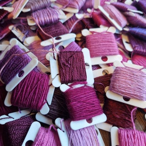 Purple Embroidery Thread Bundle, Fibre Art Bundle, Cross Stitch or ...