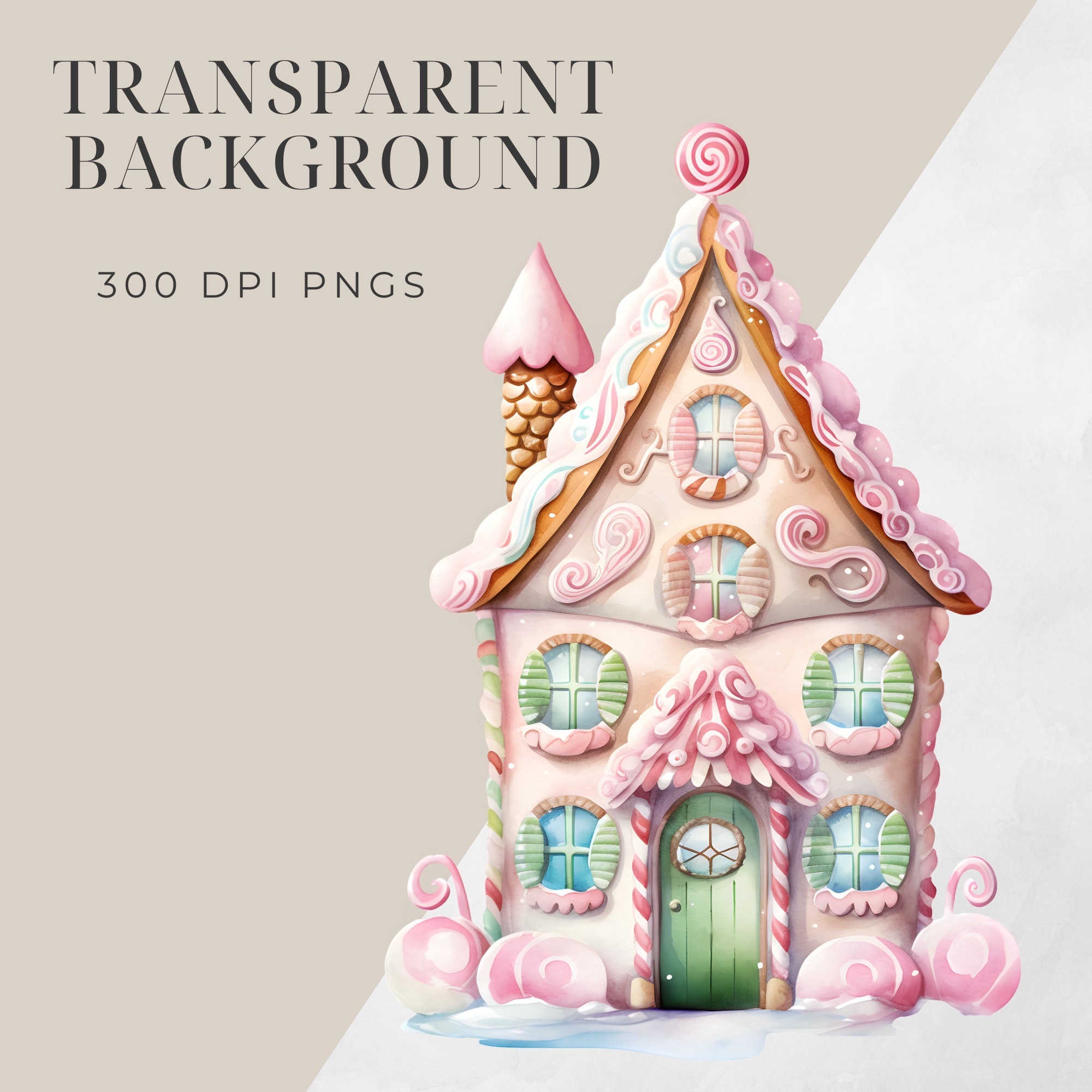 Christmas Candyland Clipart, Pastel Holiday Candy Theme Decor, Elf ...