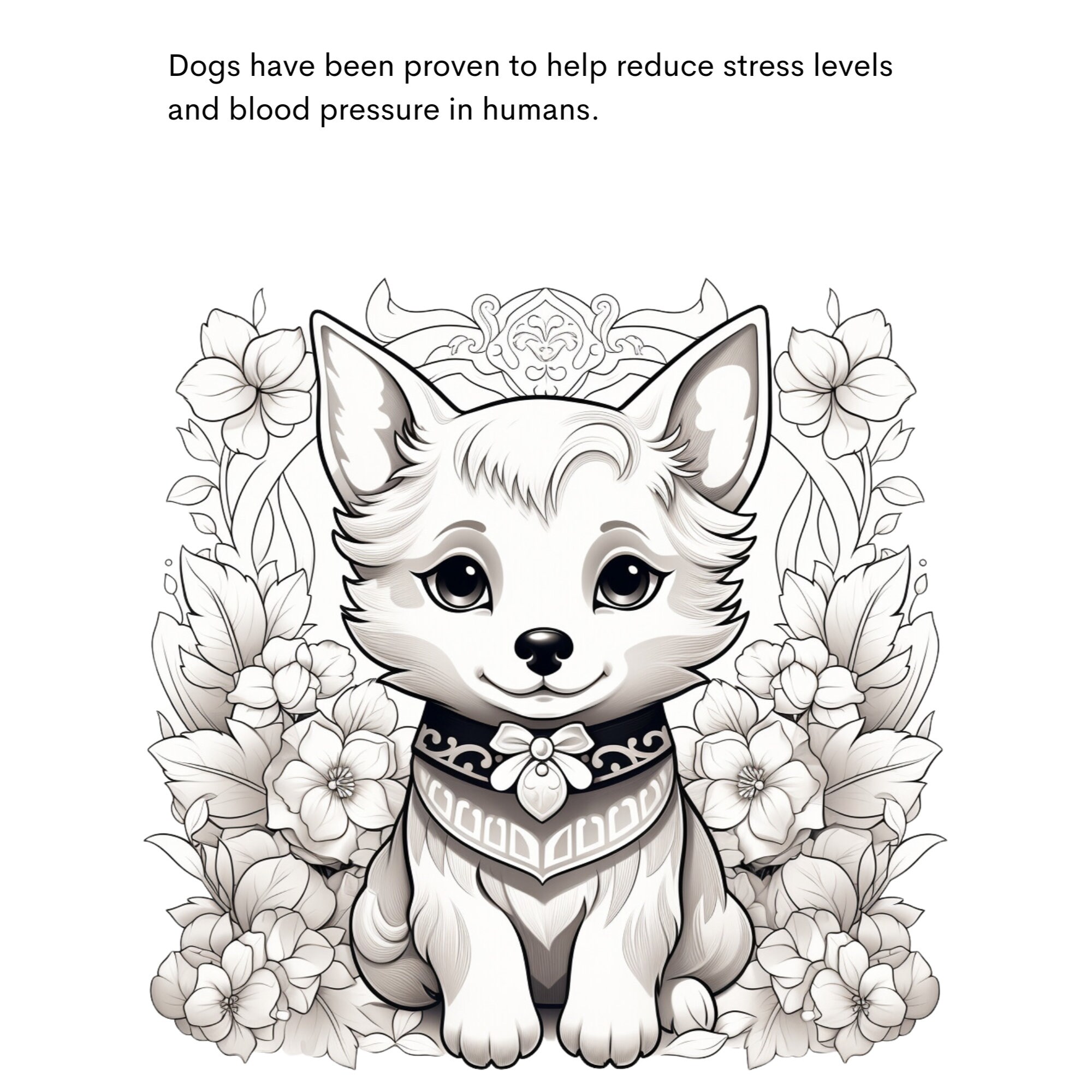 Paws for Color A Puppy Trivia Coloring Book - Etsy