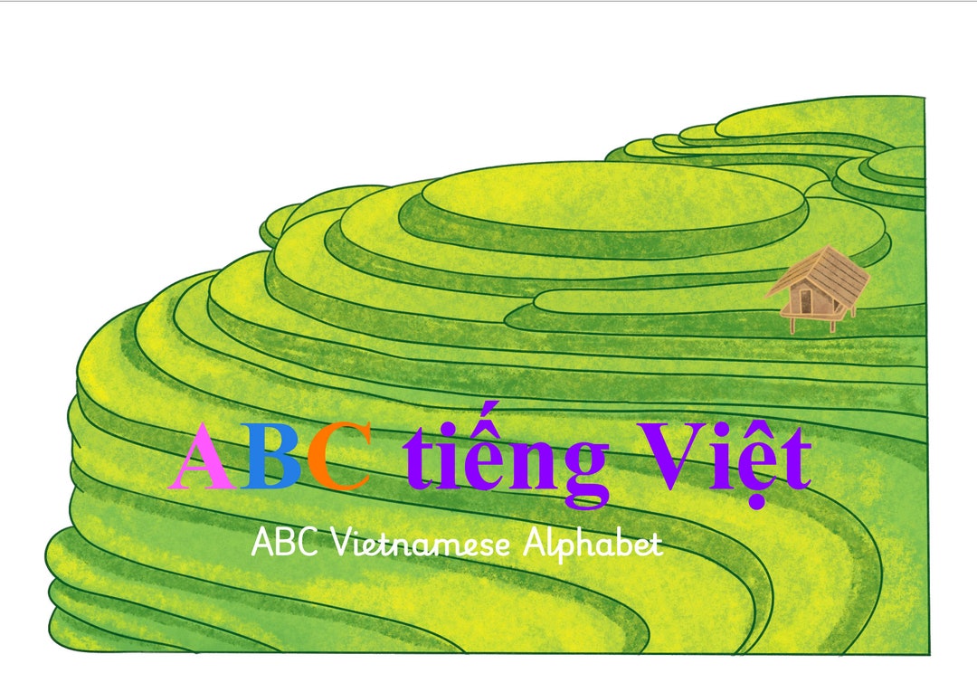 ABC Tiếng Việt (ABC Vietnamese: Reading and Colouring) - Etsy