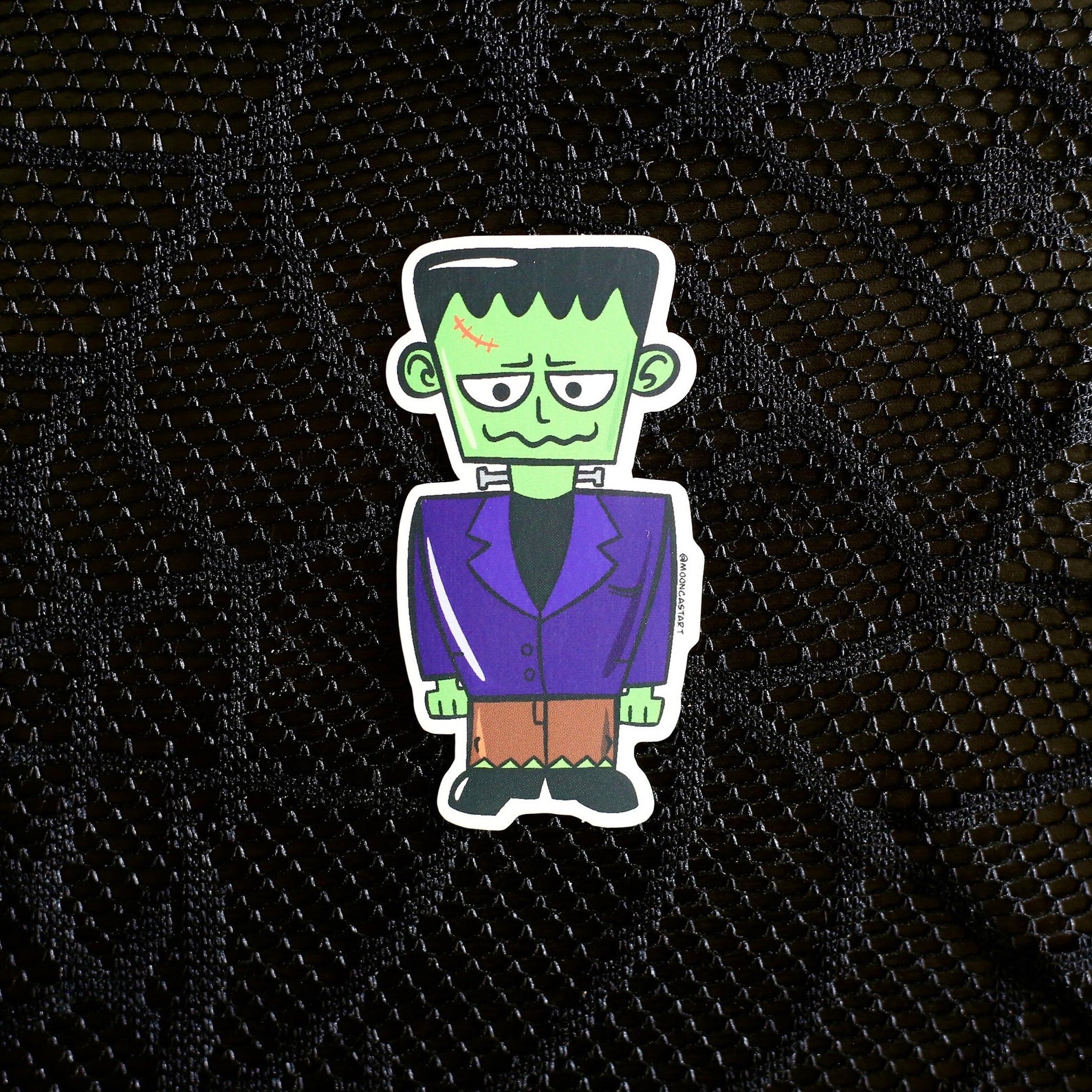 Friendly Frankenstein Vinyl Sticker | Halloween Sticker | Spooky Season ...
