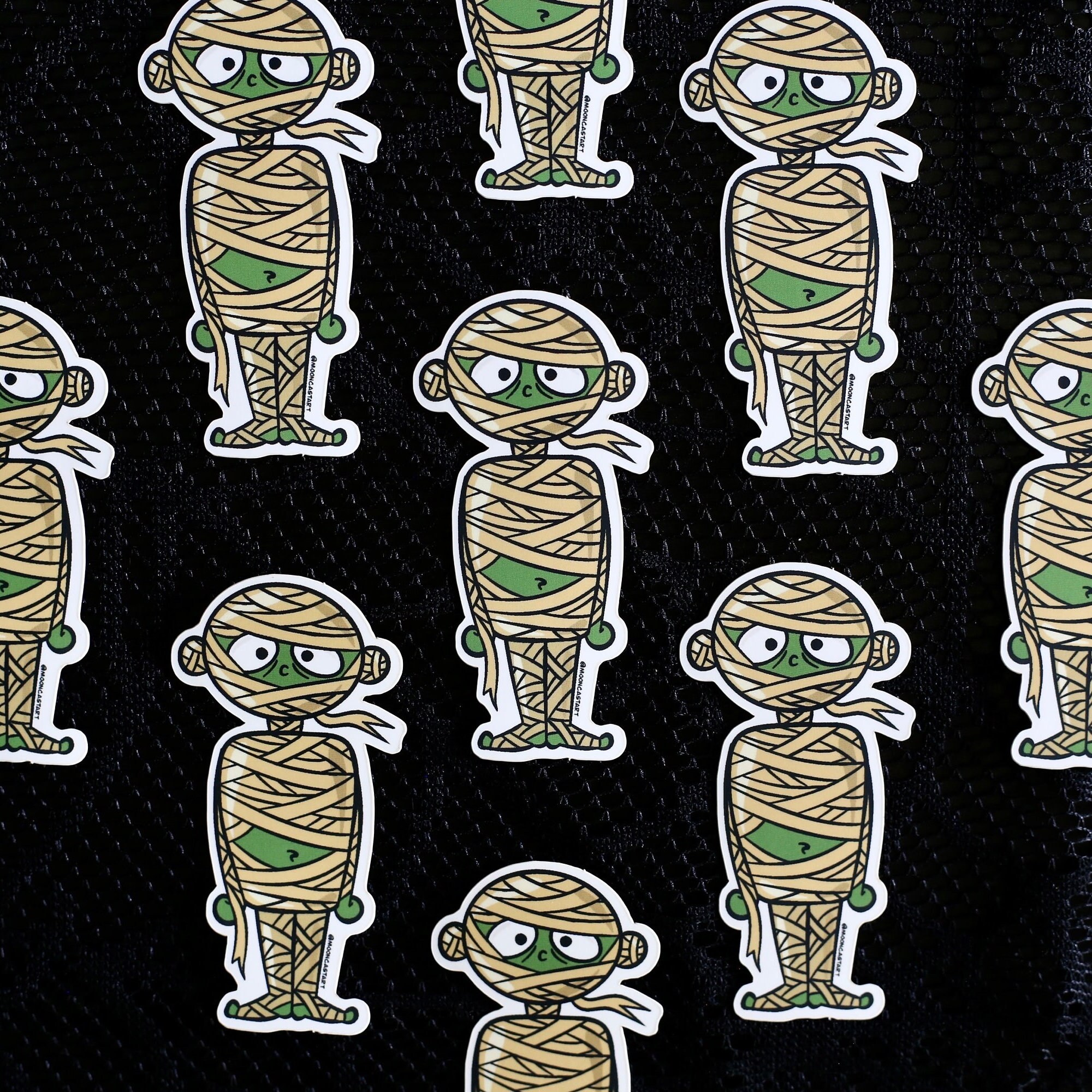 Undead Mummy Vinyl Sticker | Halloween Sticker | Spooky Season Decor - Etsy
