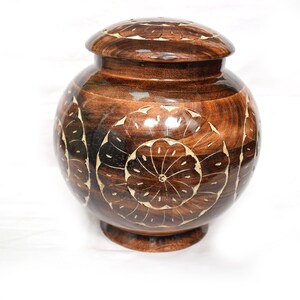 Cremation Urn for Human Ashes Male/female Wooden and Resin - Etsy