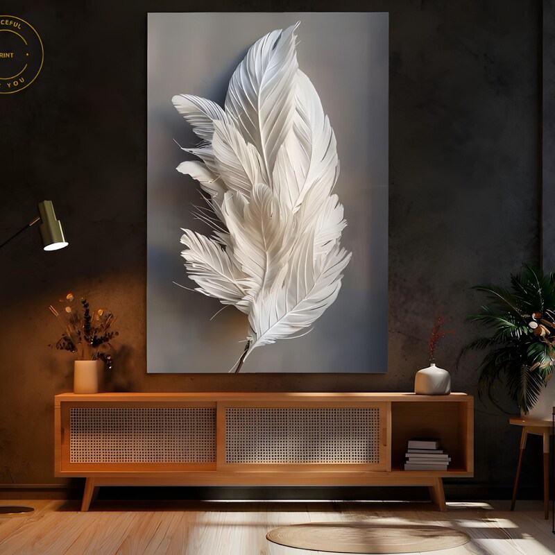 Modern Feather - Etsy