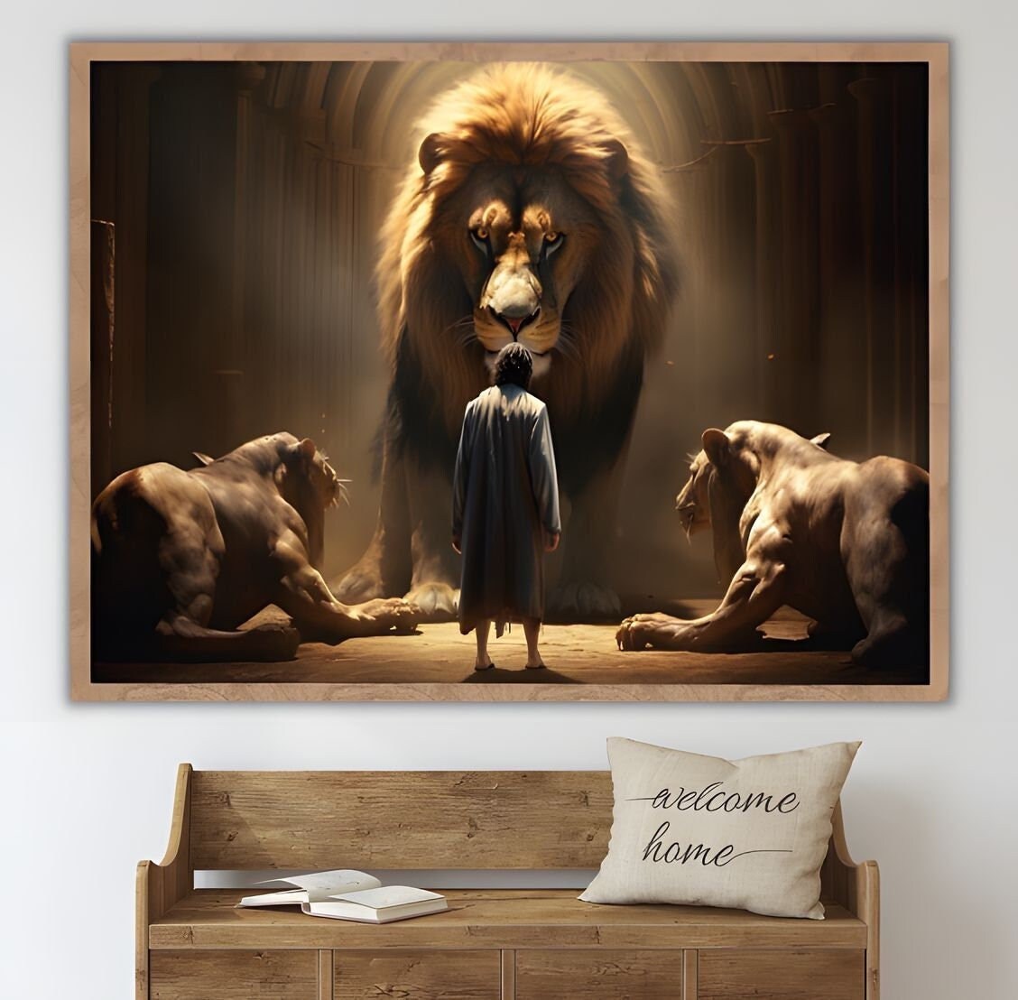 DIGITAL DOWNLOAD Jesus Bible Art, Daniel, Modern Bible Poster, Jesus ...