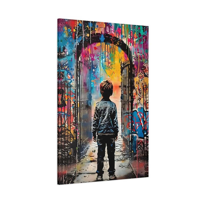 Graffiti Wall Art Printable, Street Art Painting, Graffiti Art Canvas ...