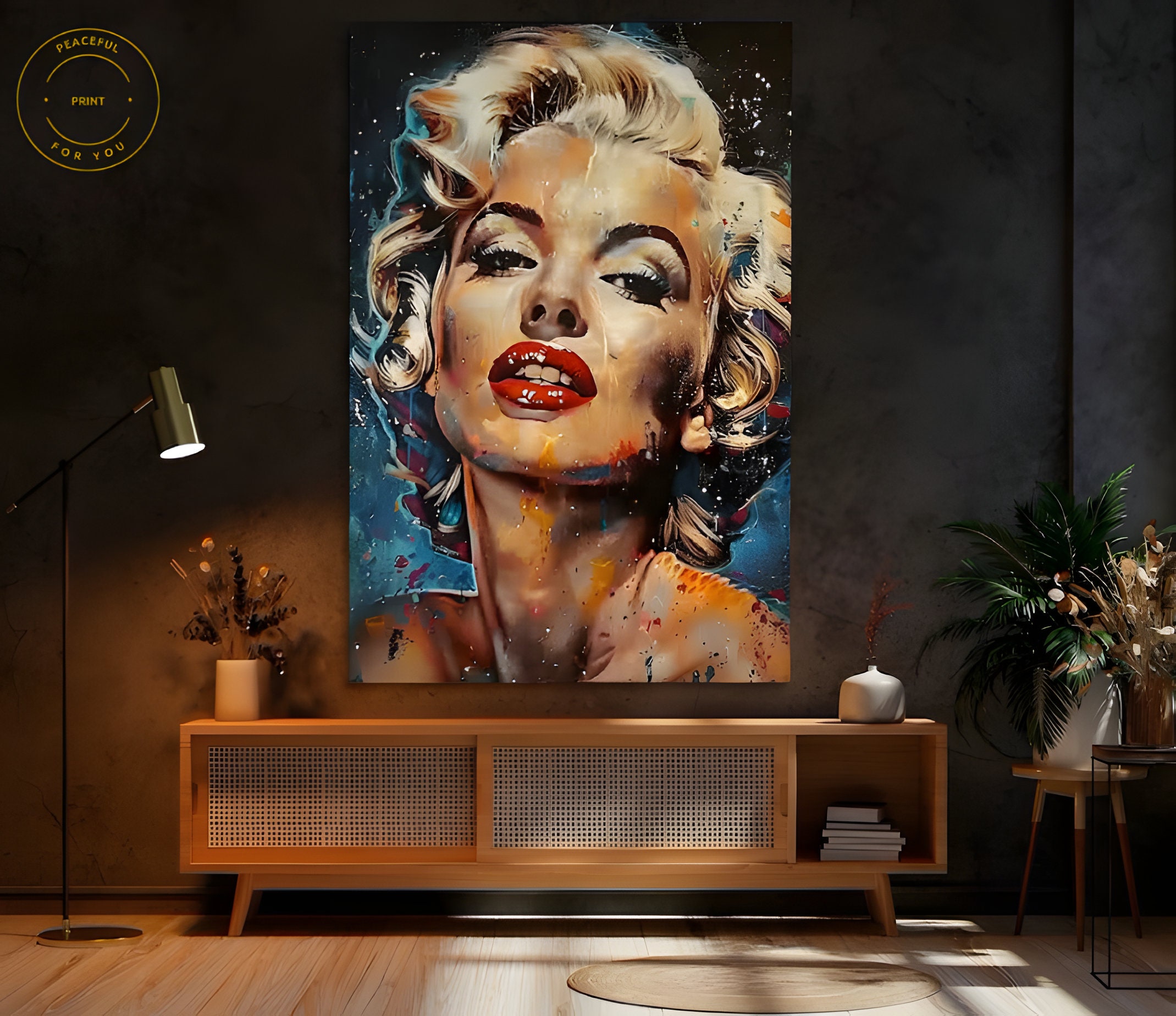 Marilyn Monroe Canvas Framed, Pop Art Prints Digital, Marilyn Monroe ...