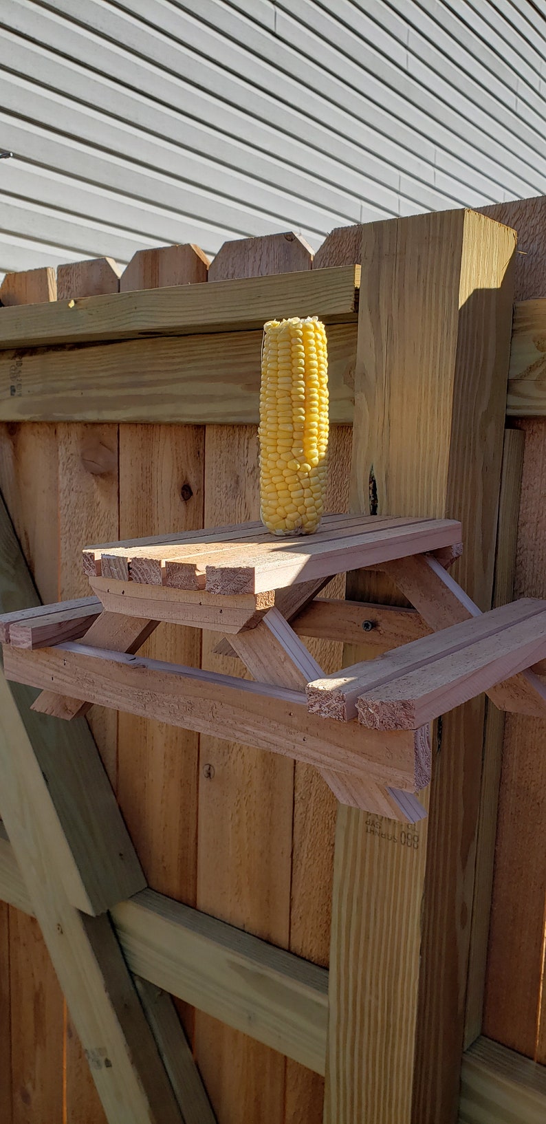 Cedar Wooden Squirrel/bird Feeder Picnic Table 10 X 5.5" - Etsy