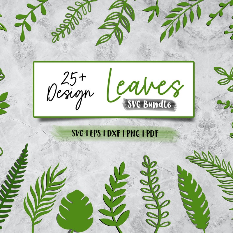 Leaves Svg - Etsy