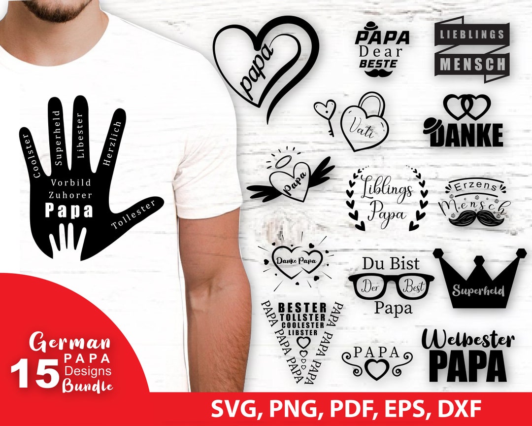 German Papa SVG Bundle: Father's Day Designs (digital Download) - Etsy