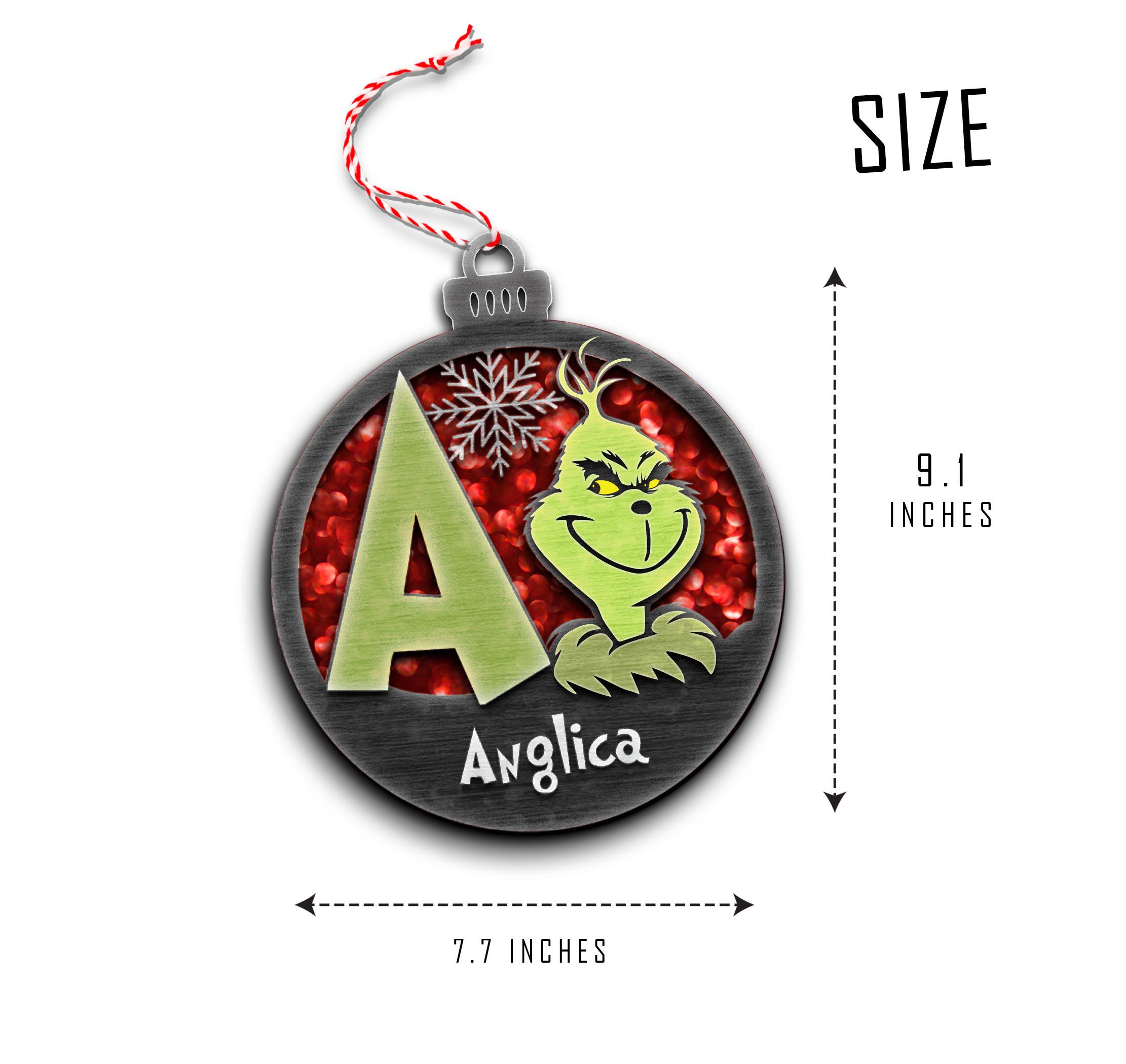 Grinchmas Alphabet Christmas Laser Cutfiles Svg, Merry Grinchmas ...