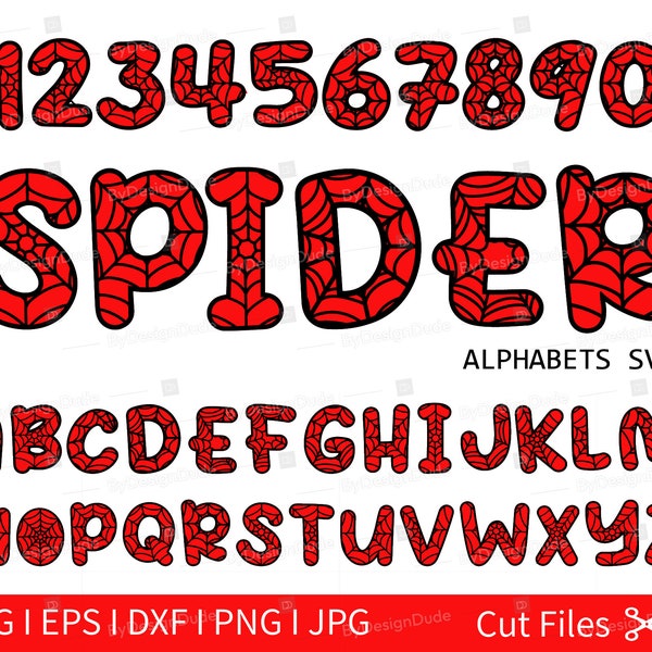 Spiderman Alphabet PNG Spiderman Birthday Banner Spiderman Letters Png ...
