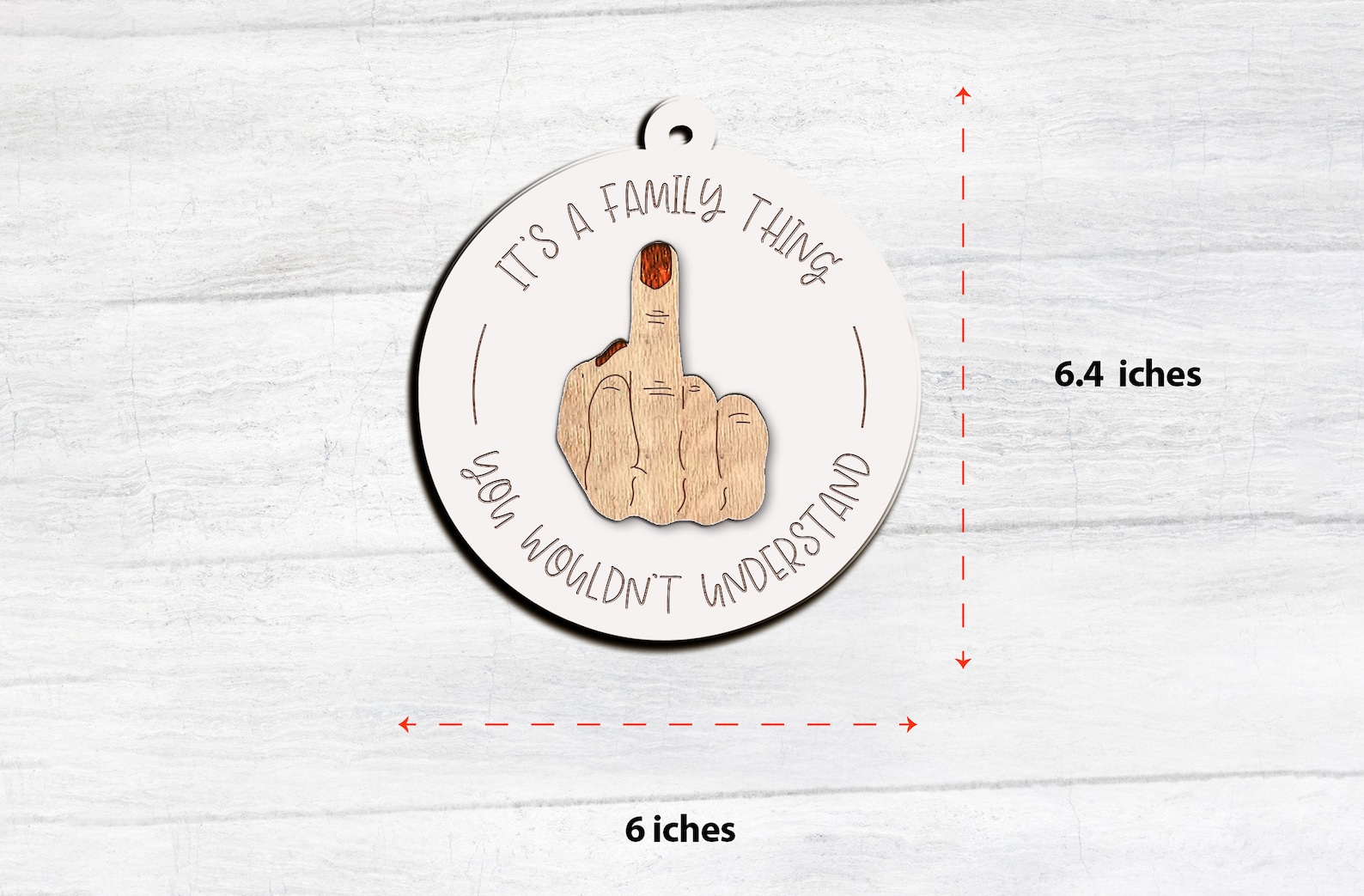 Middle Finger Ornament SVG, Middle Finger Laser Cut, Middle Finger PNG ...