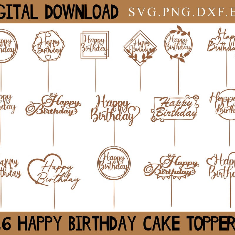 Grandma Cake Topper Svg File - Etsy UK