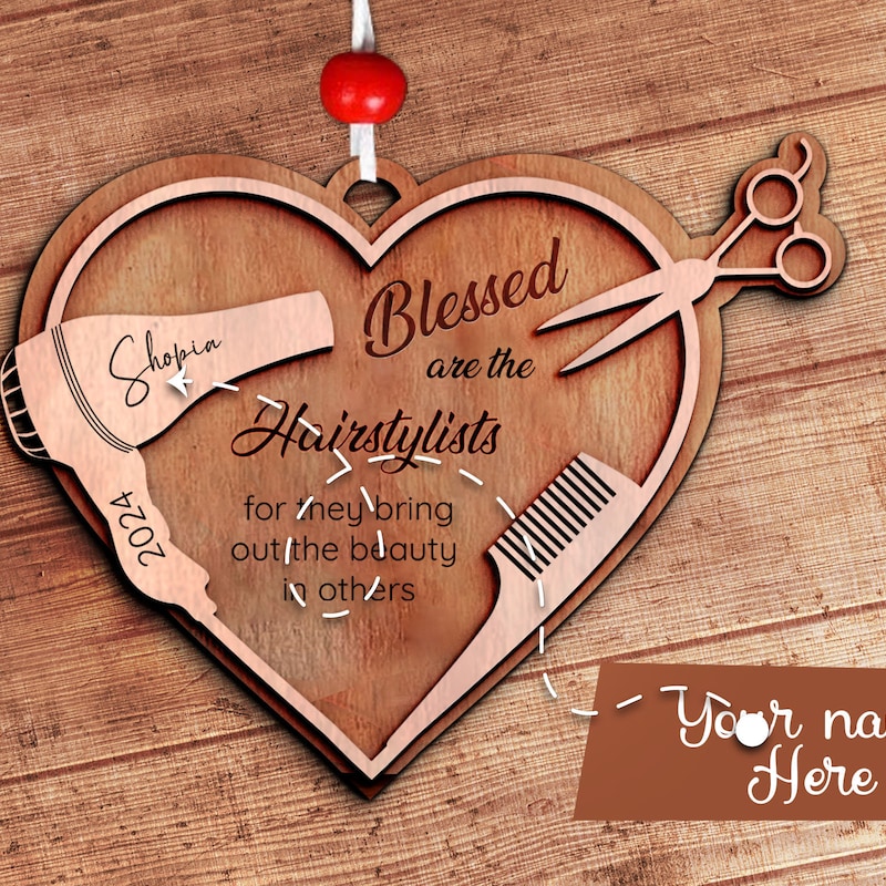 Hair Salon Svg Ornaments - Etsy