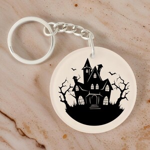 Halloween Keychain Svg Bundle, 15 Halloween SVG, Key Ring Pattern SVG ...