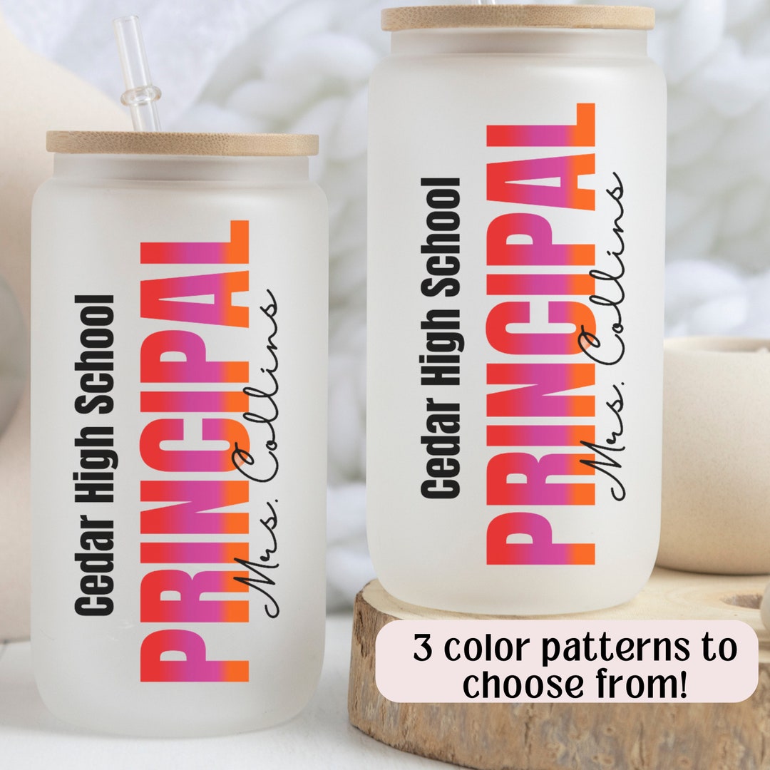 Personalized Principal Gift, Principal Tumbler for Back to School ...