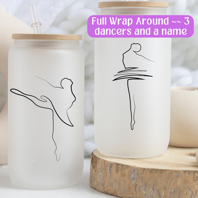 Ballet Teacher Gift, Dance Teacher Ice Coffee Cup, Ballerina Glass ...