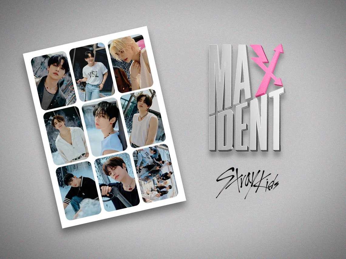 SKZ Maxident Printable Photocards - Etsy