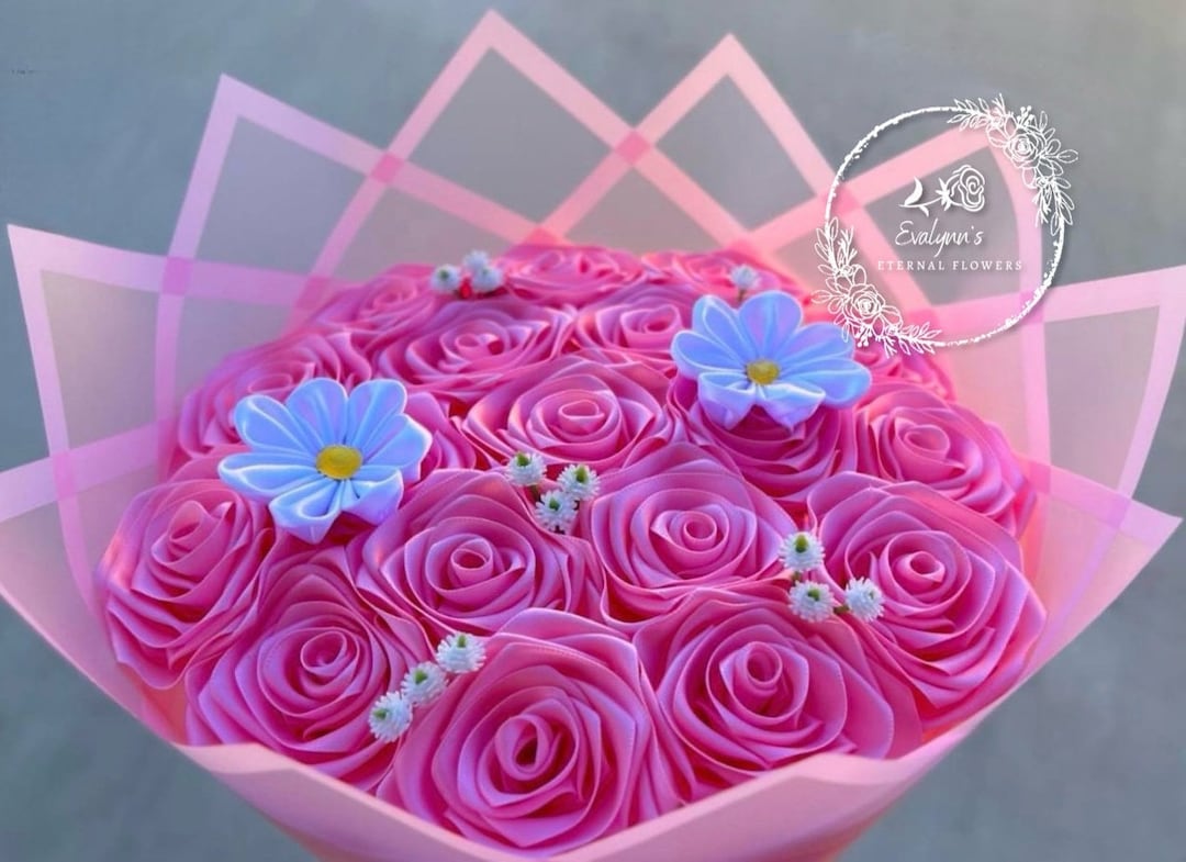 Eternal Roses Bouquet With Daisies, Eternal Roses, Eternal Flowers ...