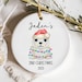 Personalized 2ND Christmas Ornament Boy, Custom Child My Second Xmas ...