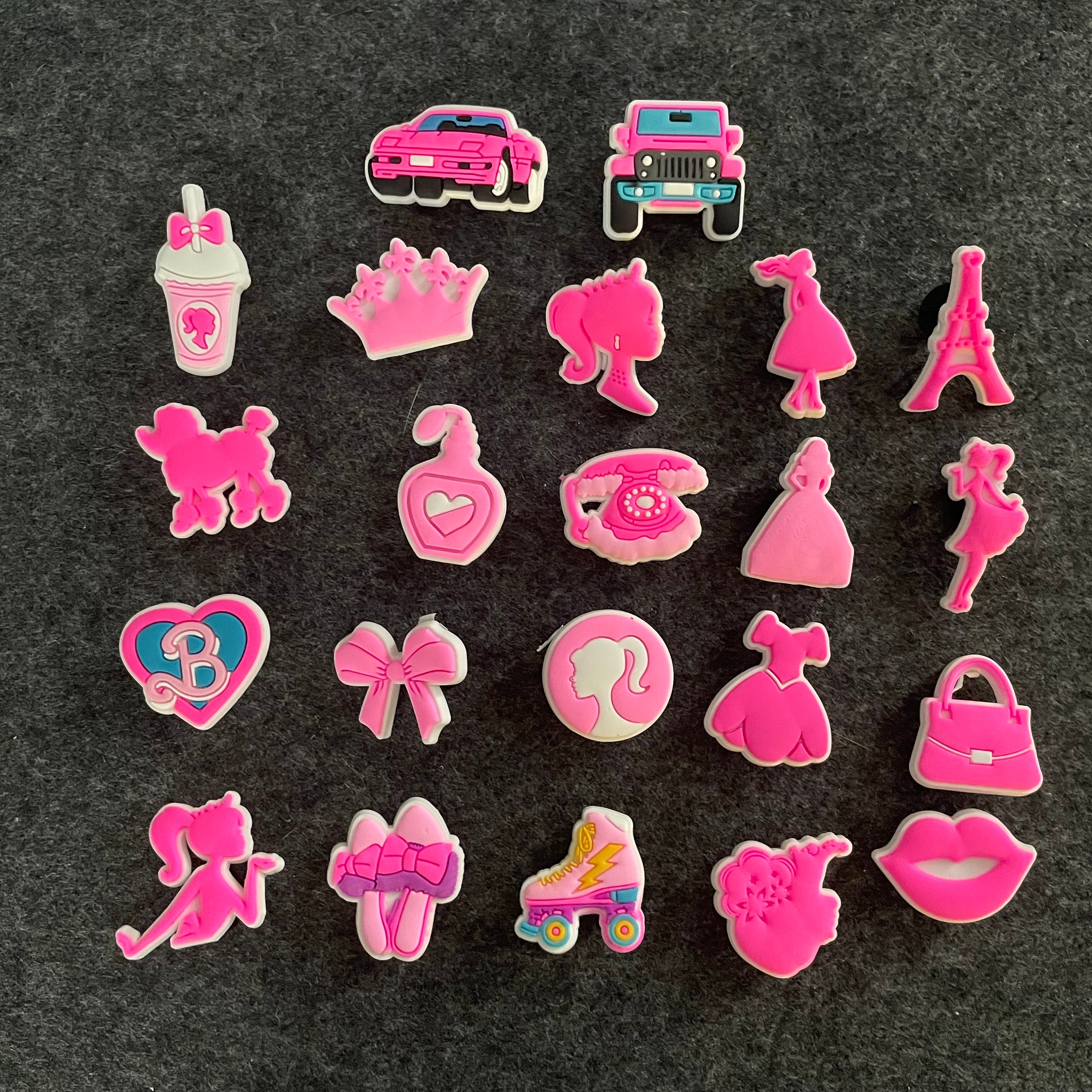 22 Piece Set Barbie Movie CROC CROCS Shoe Charms Like Jibbitz - Etsy