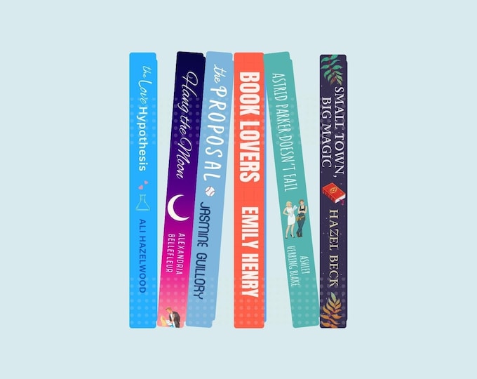 Custom Book Spine Art Booktok Book Poster DIGITAL DOWNLOAD Book Stack ...