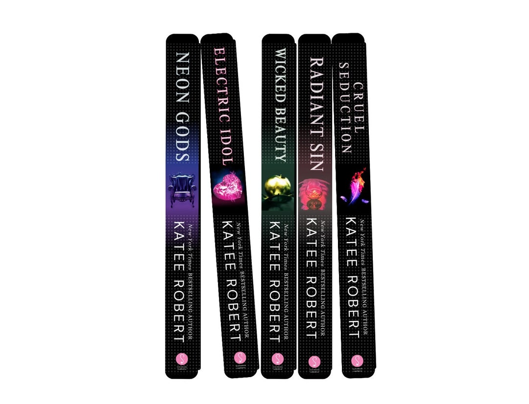 Katee Robert Book Spine Digital Art Print Dark Olympus Bookish Art - Etsy