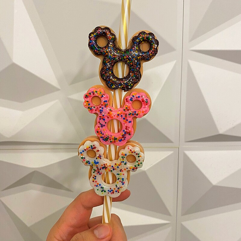 Mickey Mouse Straw Topper - Etsy