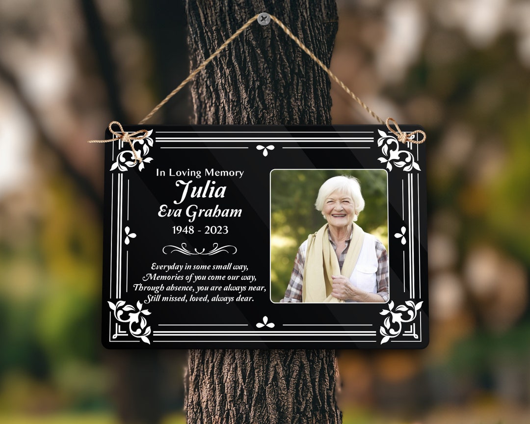 Personalized Memorial Hanging Tree Sign Acrylic Tree - Etsy