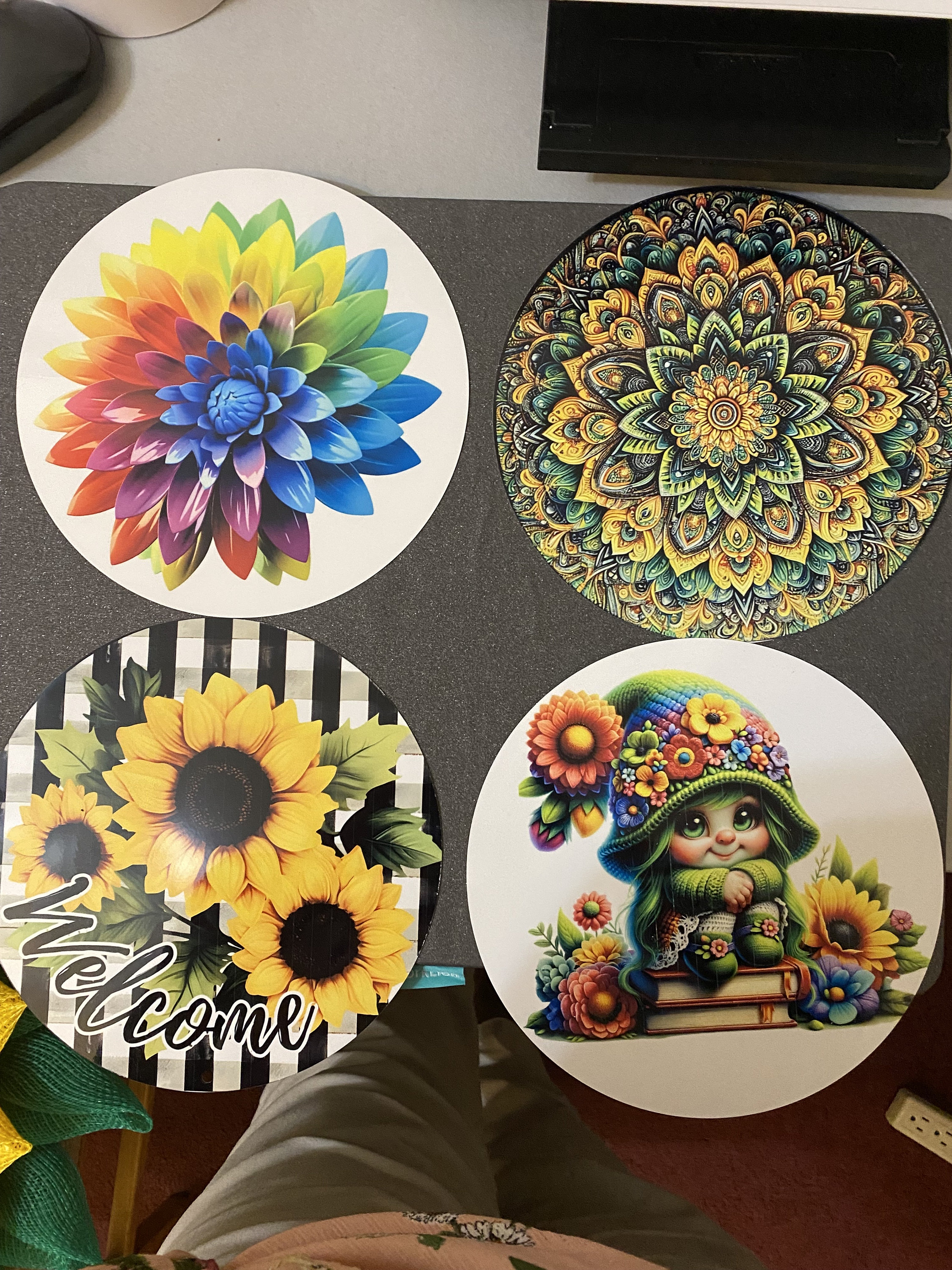 Wreath Signs 8 Inch Round Sublimated - Etsy